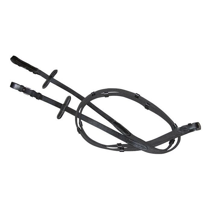 Dizgin za konje crni 3 full 2,8m 20mm