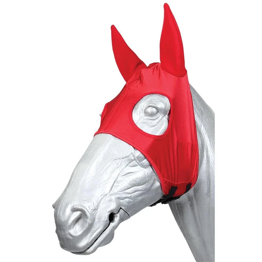 Maska za konja crvena M/L neopren