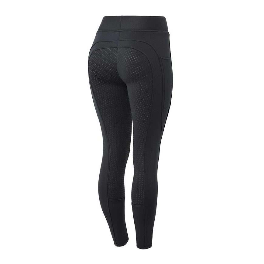 Pantalone za jahanje ženske zimske teget 34 Full Grip