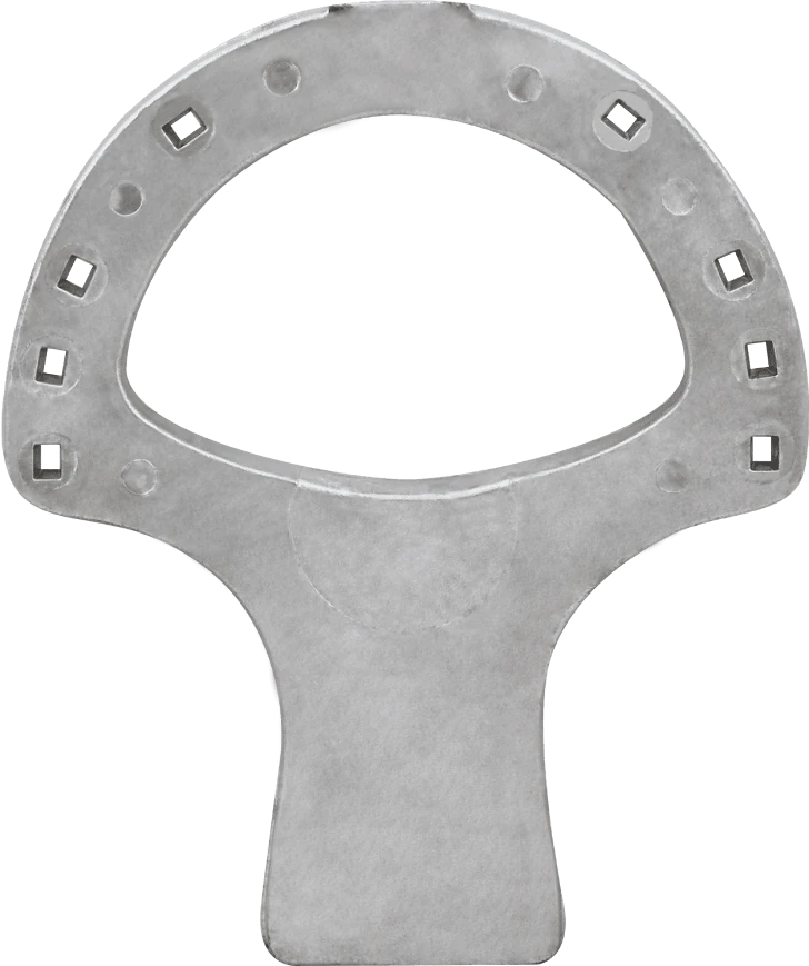 Potkovice Alu Cawe Trot Flat Ravne 125mm prednje