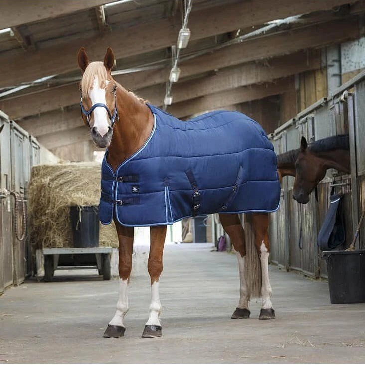 Prekrivač za konje štepano ćebe Riding world plavi 175cm
