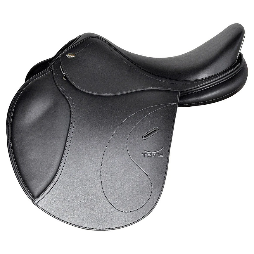 Sedlo za konje Tekna Close Contact Smooth Jumping S Line crno 18"