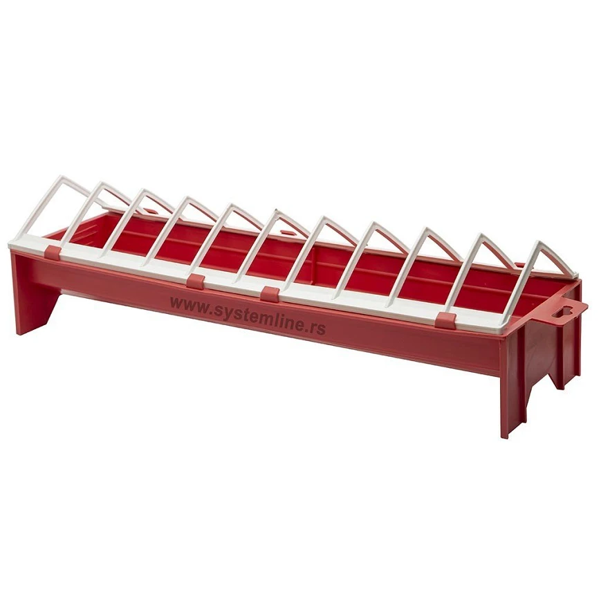 Hranilica za živinu 50cm pink plastični