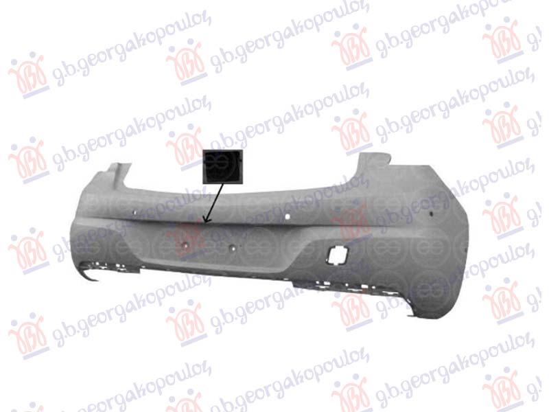 ZADNJI BRANIK PM (6 PDC SENZORA) (KAMERA) OPEL ASTRA K 5D/S.W. (2016-2019) (OEM: 39161695)
