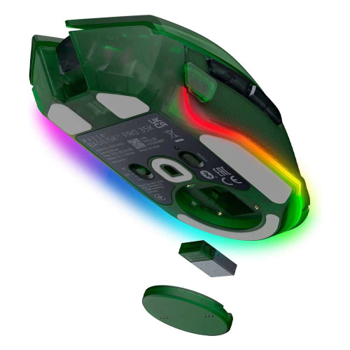 Basilisk V3 Pro 35K - Ergonomic Wireless Gaming Mouse - Phantom Green Edition - EU
