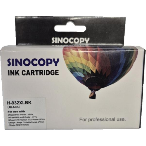 INKJET Ketridz ZA HP 932XL K Black SINO HPIJX932SC