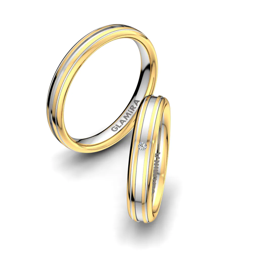 Venčani prsten Elegant Destiny 4 mm
