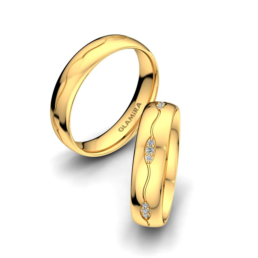 Venčani prsten Glamour Love 5 mm
