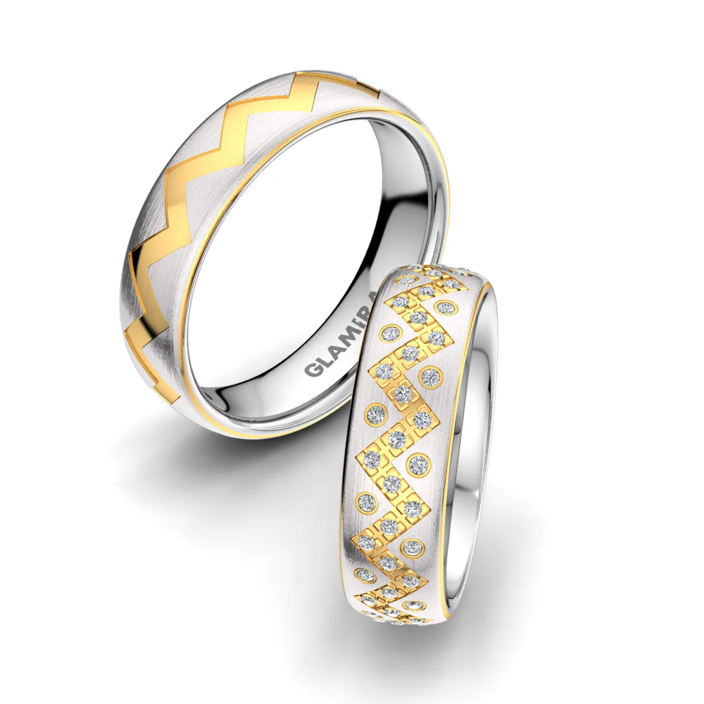 Venčani prsten Fantastic Bright Ribbon 6 mm