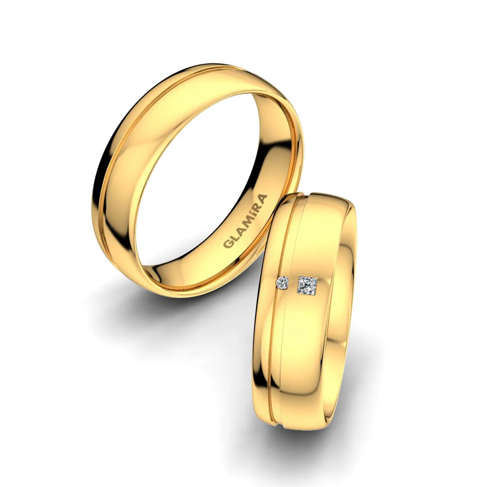 Venčani prsten Florid Glitz 6 mm