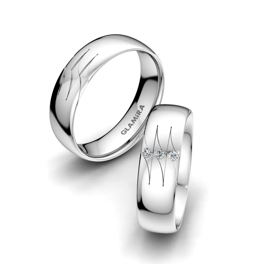 Venčani prsten Elegant Fortune 6 mm