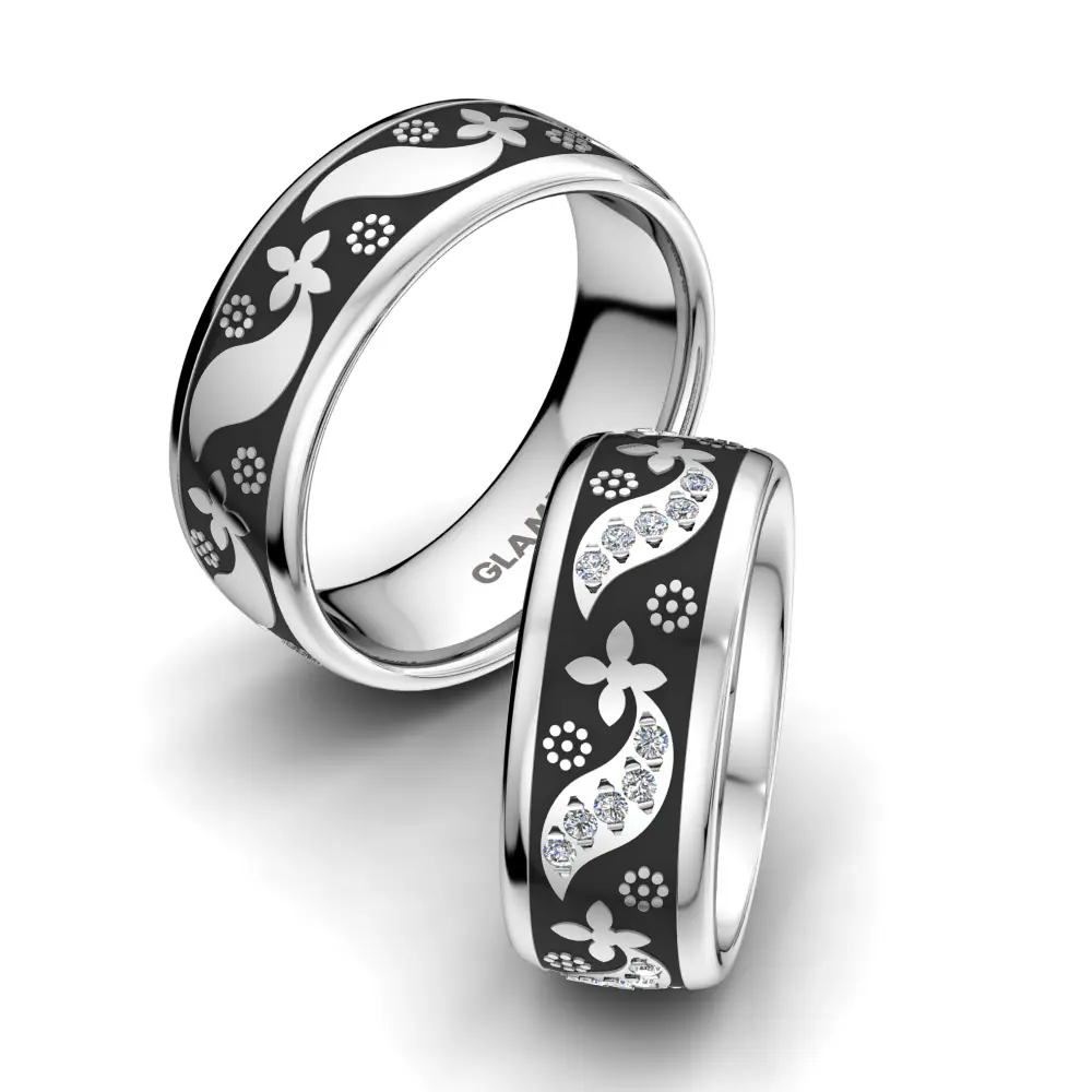 Venčani prsten Ornate Heart 8 mm