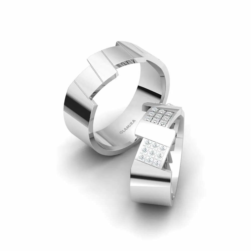 Venčani prsten Glamorous Shiny 8 mm