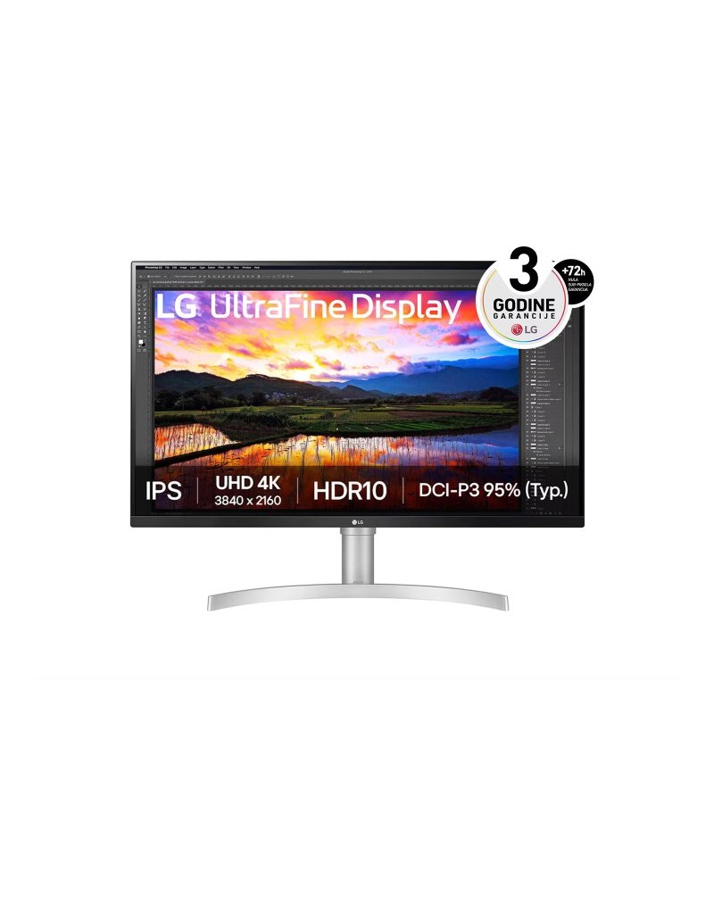 LG 32UN650K-W 31.5 inch 16:9 FreeSync 4K IPS Monitor