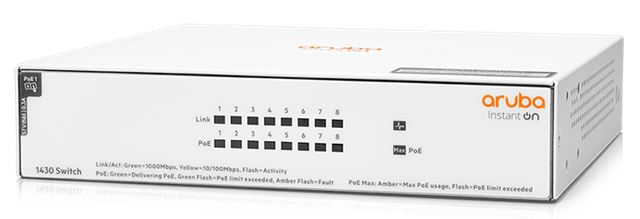 NET HPE Aruba Instant On 1430 8G PoE 64W Neupravljiv Switch
