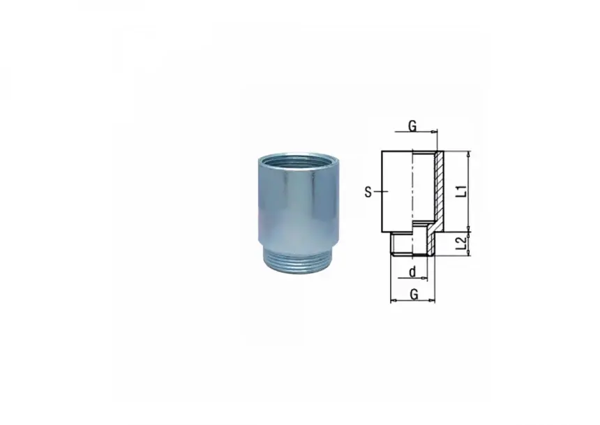 Vodovodni produžetak 3/4''x 20 mm