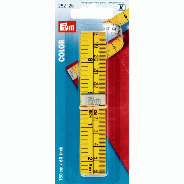 Krojački metar u boji, analogni, 150cm