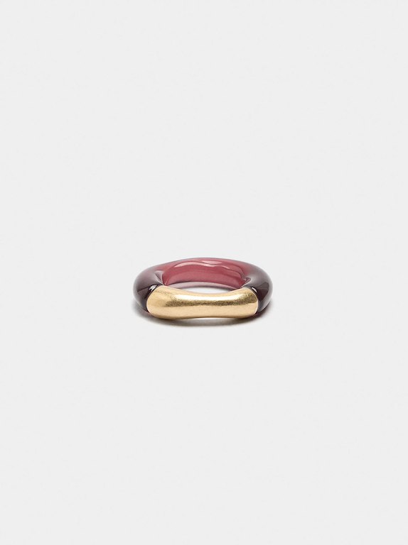RING WITH STONE EFFECT