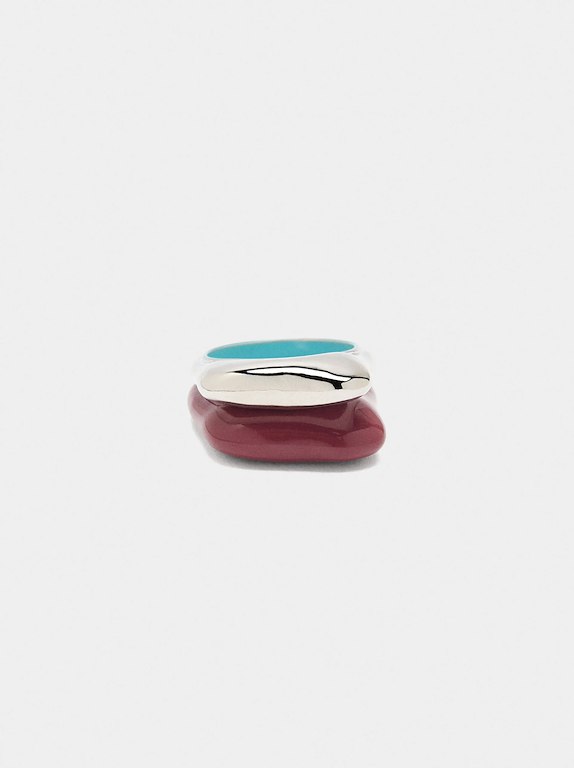 SET OF RINGS WITH SQUARES