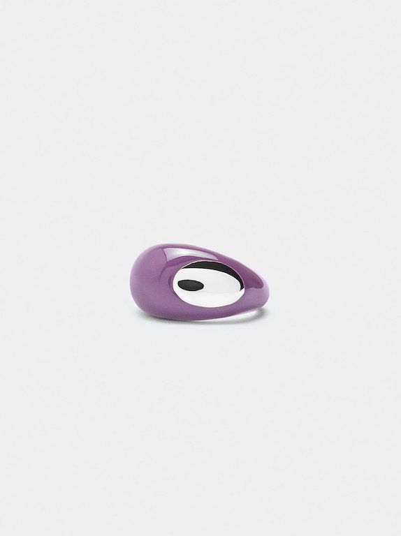 WIDE RING WITH ENAMEL