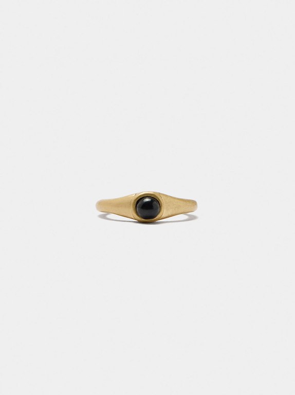 RING WITH CRYSTAL FOR LITTLE FINGER