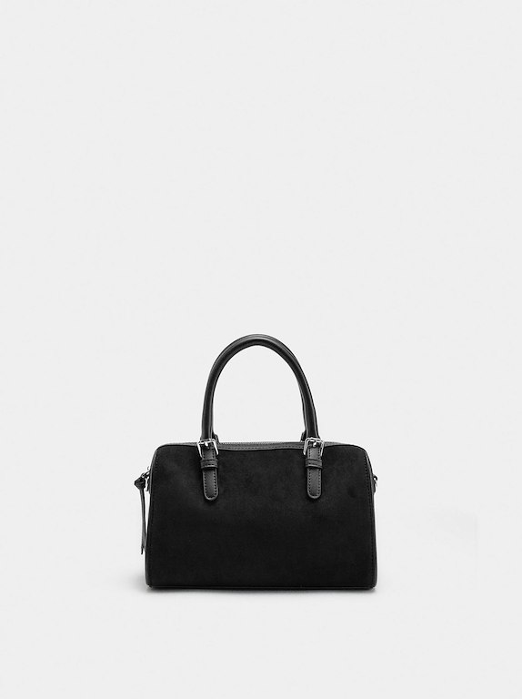 BOWLING BAG WITH LEATHER-EFFECT L
