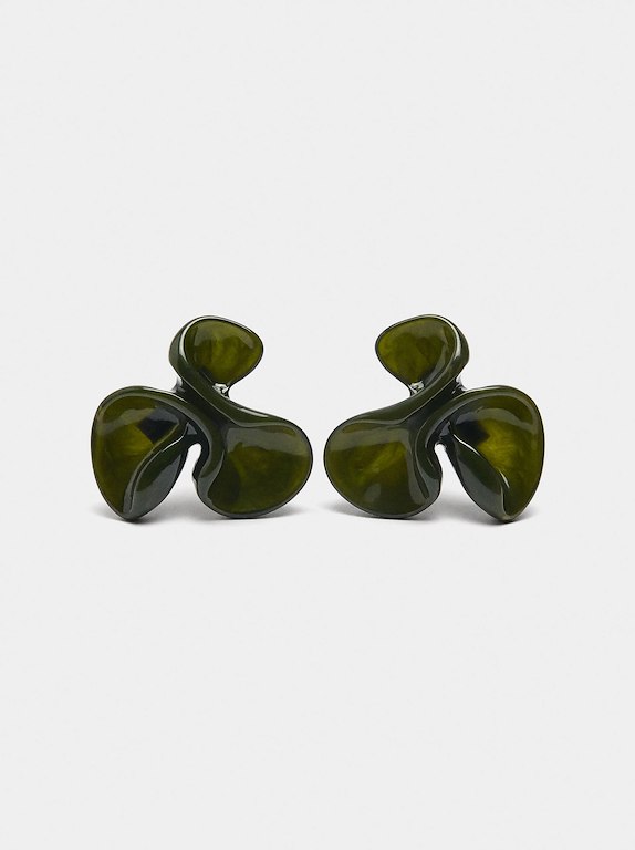 RESIN FLOWER EARRINGS