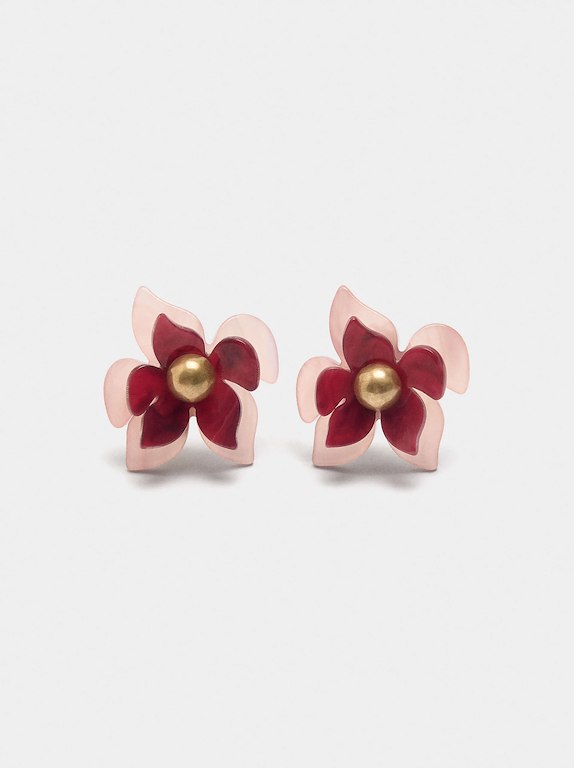 RESIN FLOWER EARRINGS