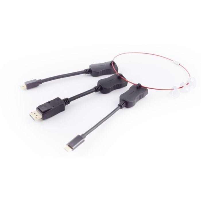 Set HDMI-A adaptera, DP/mDP/USB-C priključci, 4K pri 60 Hz
Set HDMI-A adaptera, DP/mDP/USB-C priključci, 4K pri 60 Hz