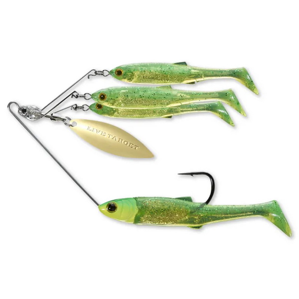 LIVETARGET MINNOW BAITBALL SPINNER RIG MEDIUM