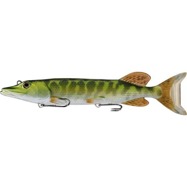 LIVETARGET  PIKE SWIMBAIT (JUVENILE) METALLIC/GREEN 200MM 90G