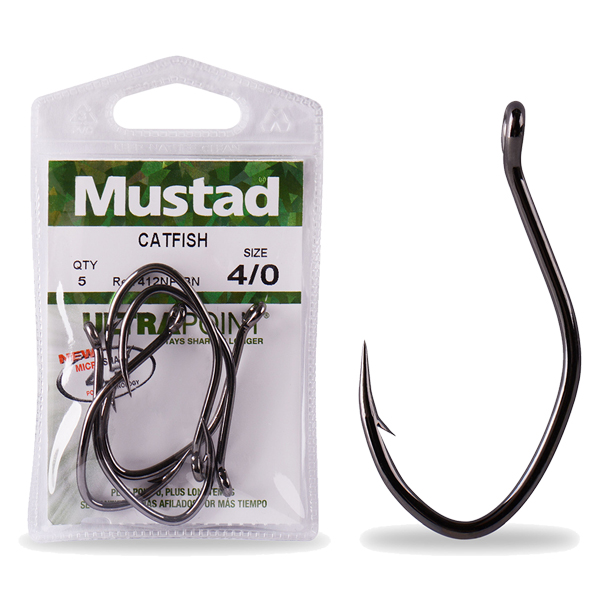 MUSTAD 412NP-BN CATFISH HOOKS