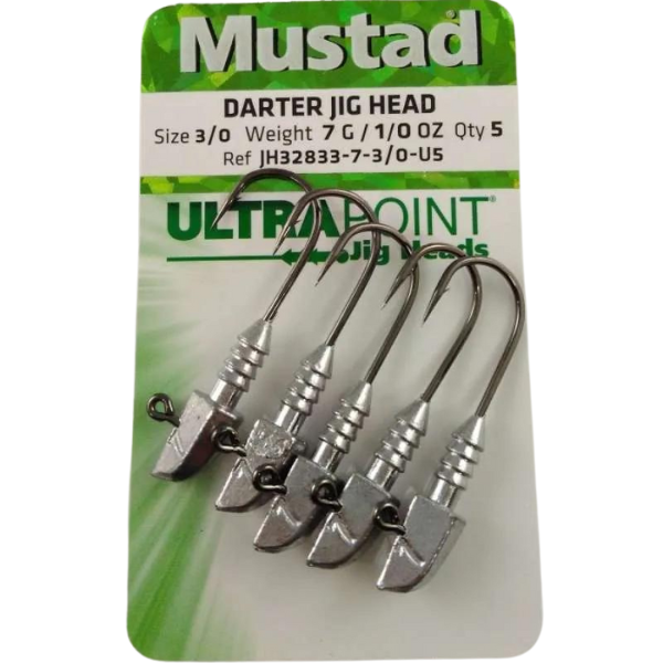 MUSTAD DARTER JIG HEADS 10,5 #6/0