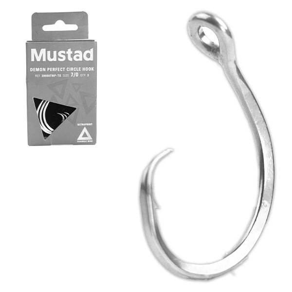 MUSTAD 39950TNP-TS DEMON PERFECT CIRCLE HOOK