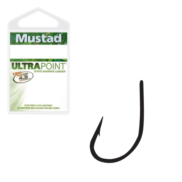 MUSTAD 60543NP-BM CARP XV CONTINENTAL STRONG BLACK MAT