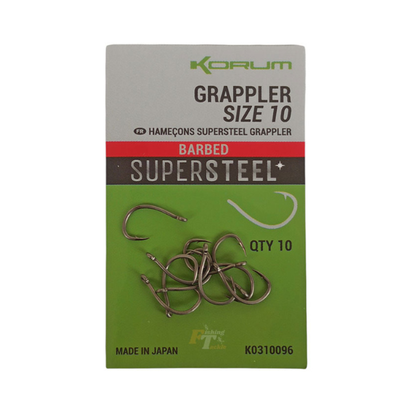 KORUM SUPERSTEEL GRAPPLER HOOKS BARBED