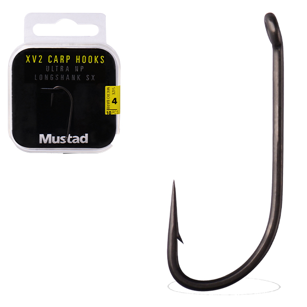 MUSTAD 60558NP-TX LONGSHANK SX MICRO BARB HOOK