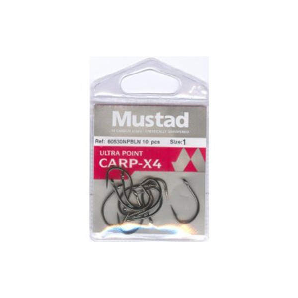 MUSTAD 60530NP-BN CARP X-4 HOOK #6, 100KOM