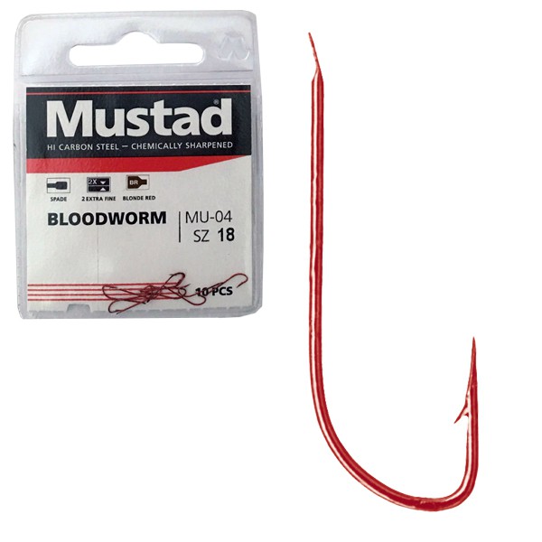 MUSTAD MU04-60015-RB BLOODWORM