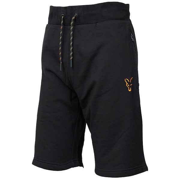 FOX COLLECTION BLACK / ORANGE LW JOGGER SHORTS