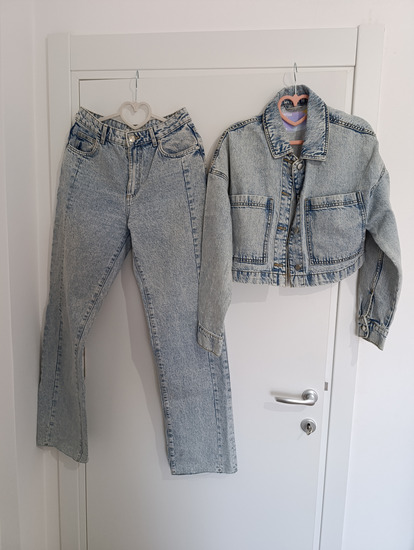 SNIZENO Jeans komplet NEW YORKER farmerke i jakna