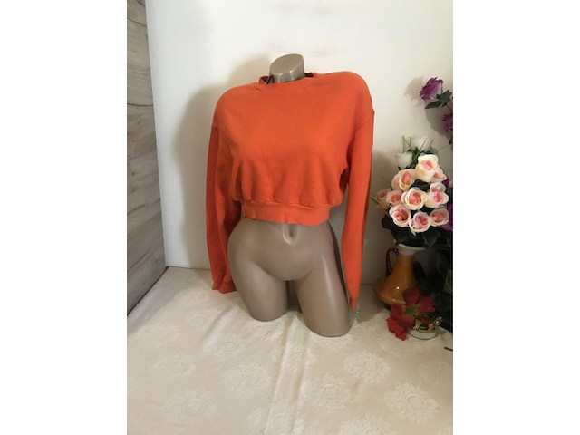 Divided narandzasti crop duks XS