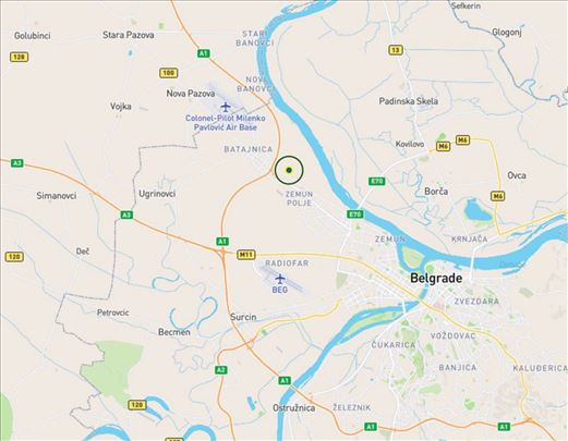 Parcela za komercijalnu gradnju, Batajnica
