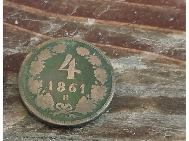 AUSTRIJA 4 K 1861 B