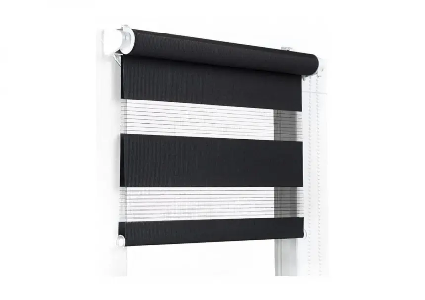 Zebra zavesa crna 356908