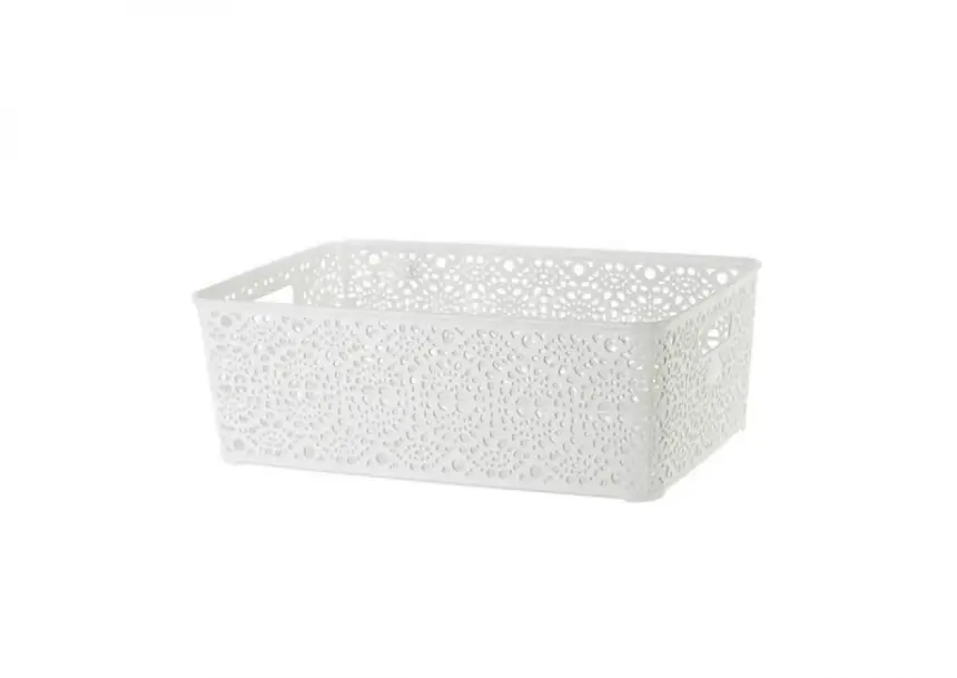 Korpa čipkasta 39x27x14cm