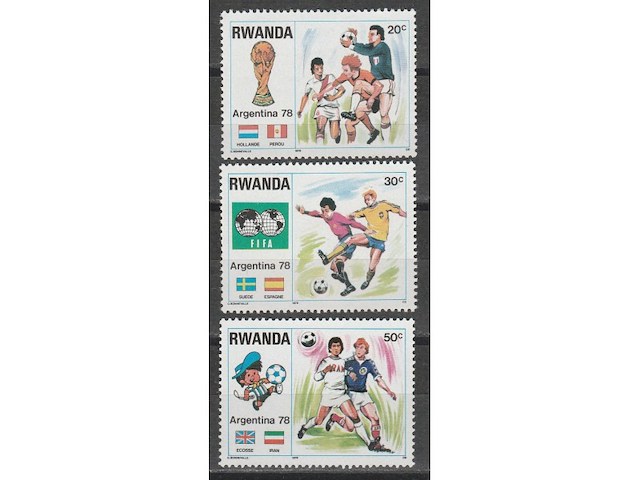 Rwanda, Ruanda - FIFA World Cup 1978 - Argentina