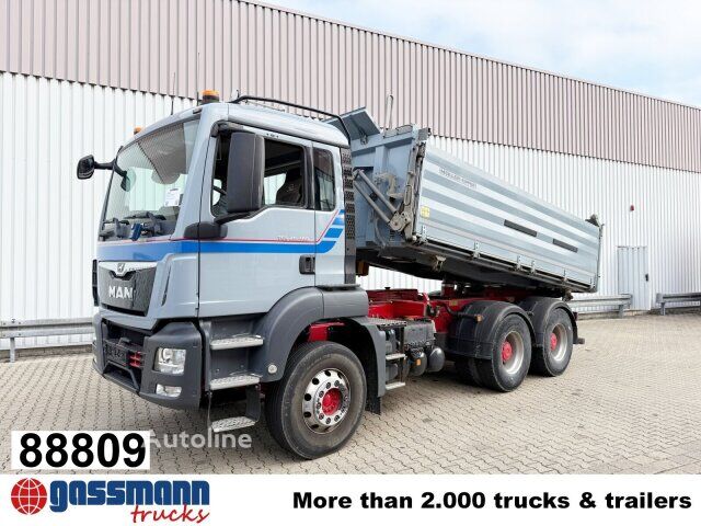 MAN TGS 26.460 BL, Alu-Bordwände kiper