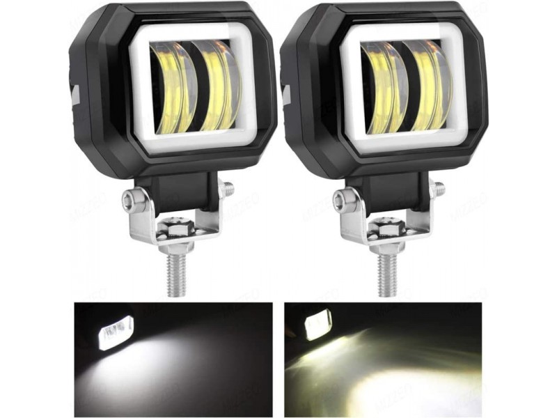 LED svetla za motocikli-3 inca-2 komada i switch
