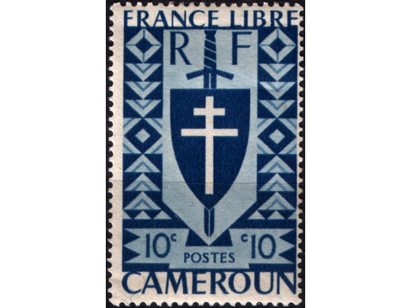 kt680dzs 1942 Cameroun Mi225 * 1od14